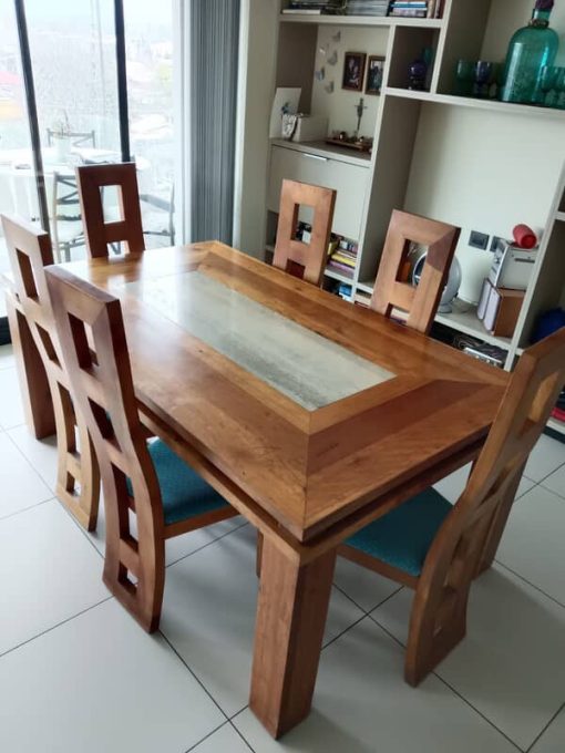 Comedor de roble y marfil 8p - Matuttera